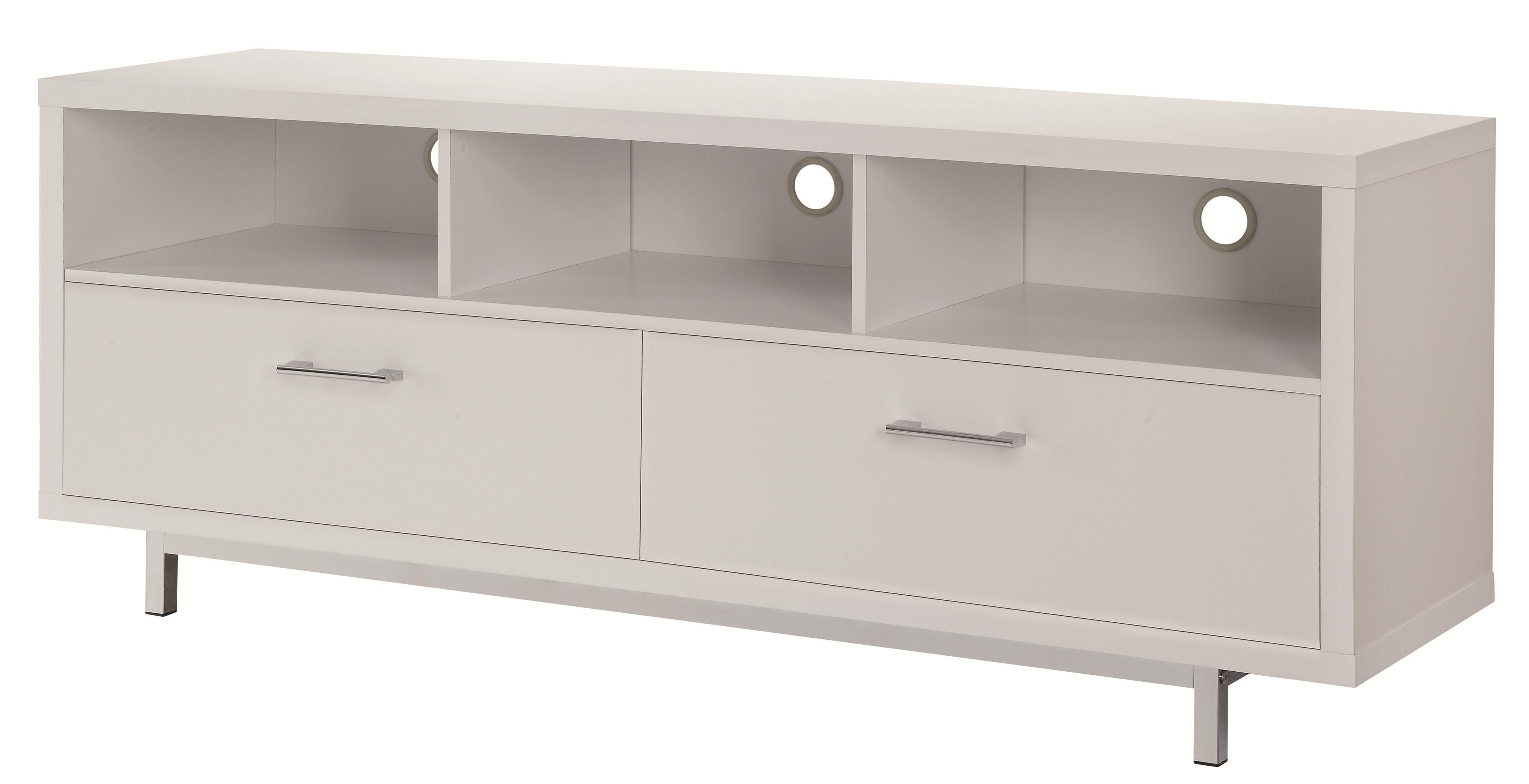 Low white tv console store